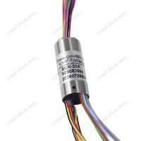 China Miniature Capsule Slip Ring with Noble-Metal Contacts for 360° Rotation for sale