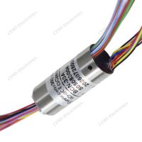 China Miniature Capsule Slip Ring with Noble-Metal Contacts for 360° Rotation for sale