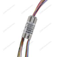 China Miniature Capsule Slip Ring with Noble-Metal Contacts for 360° Rotation for sale
