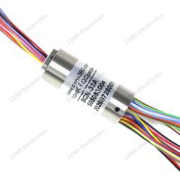 China Miniature Capsule Slip Ring with Noble-Metal Contacts for 360° Rotation for sale