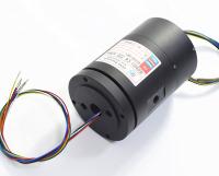 China 10 MPa Air Rotary Union with 2 Air Channels and 6 Electrical Circuits 5Amp Power Slip Ring for sale