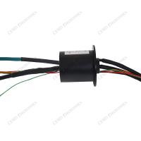 China Flange Mount Hybrid Slip Ring for HDMI and Gigabit Ethernet Rotary Transmission for sale