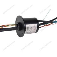 China Flange Mount Hybrid Slip Ring for HDMI and Gigabit Ethernet Rotary Transmission for sale