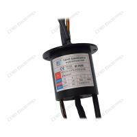 China Flange Mount Hybrid Slip Ring for HDMI and Gigabit Ethernet Rotary Transmission for sale