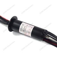 China Flange Mount Hybrid Slip Ring with 30A Power and Fiber Optic Transmission for sale