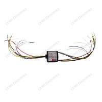 China Compact Solid Shaft Slip Ring with 20A Power and Signal Channels for sale