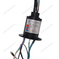 China Ethernet Slip Ring with Power Signal Gigabit Ethernet and Fiber Optic Channels for Industrial Rotary Equipment for sale