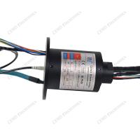 China Ethernet Slip Ring with Power Signal Gigabit Ethernet and Fiber Optic Channels for Industrial Rotary Equipment for sale