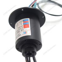 China Ethernet Slip Ring with Power Signal Gigabit Ethernet and Fiber Optic Channels for Industrial Rotary Equipment for sale