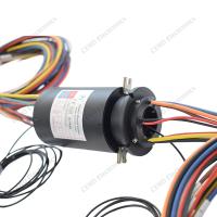 China Opto Electric Hybrid Flange Slip Ring for 360 Degree Continuous Rotation for sale