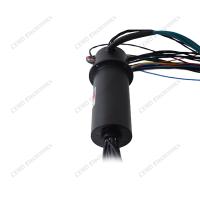 China Ethernet Hybrid Slip Ring with 10 Power Circuits and 63 Signal Channels for Unlimited 360 Degree Rotation for sale