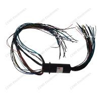 China Ethernet Hybrid Slip Ring with 10 Power Circuits and 63 Signal Channels for Unlimited 360 Degree Rotation for sale