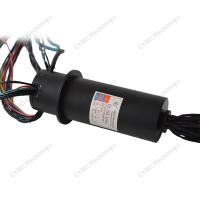China Ethernet Hybrid Slip Ring with 10 Power Circuits and 63 Signal Channels for Unlimited 360 Degree Rotation for sale
