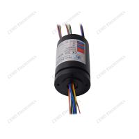China Flange Capsule Slip Ring with 25 Circuits of 5A for Robot Articulation and Compact Pan Tilt for sale