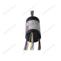 China Flange Capsule Slip Ring with 25 Circuits of 5A for Robot Articulation and Compact Pan Tilt for sale