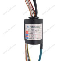 China Ethernet Slip Ring with Integrated Power Signal and Network Channels for 360° Rotation for sale
