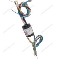 China Ethernet Slip Ring with Integrated Power Signal and Network Channels for 360° Rotation for sale