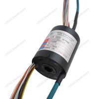 China Ethernet Slip Ring with Integrated Power Signal and Network Channels for 360° Rotation for sale