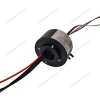 China Through Bore Slip Ring with Hollow Shaft for Coaxial Mounting and Power Transfer for sale