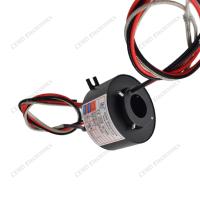 China Through Bore Slip Ring with Hollow Shaft for Coaxial Mounting and Power Transfer for sale