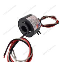 China Through Bore Slip Ring with Hollow Shaft for Coaxial Mounting and Power Transfer for sale