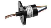 China ACN0422T Through Hole Slip Ring 0-300 RPM 22mm OD for Process Control Equipment for sale
