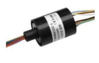 China ACN0422T Through Hole Slip Ring 0-300 RPM 22mm OD for Process Control Equipment for sale