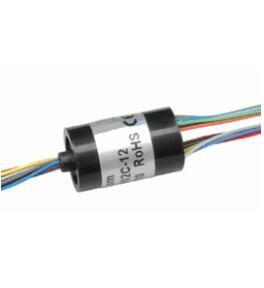 China Gold-to-Gold Contact Capsule Slip Ring Φ12.4mm with 2A Current Rating for 360° Rotation Systems for sale