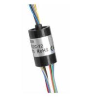 China Gold-to-Gold Contact Capsule Slip Ring Φ12.4mm with 2A Current Rating for 360° Rotation Systems for sale