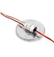 China 5.5mm OD Miniature Slip Ring Connector - 5 Circuits, 240V, 300 RPM for Process Control Equipment for sale