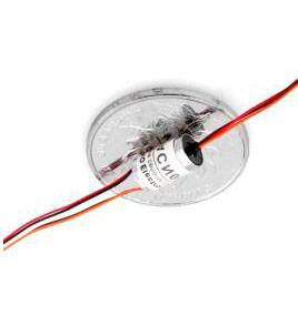 China 5.5mm OD Miniature Slip Ring Connector - 5 Circuits, 240V, 300 RPM for Process Control Equipment for sale