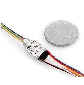 China Engineering Plastics Capsule Slip Ring OD 8.5mm 6 Circuits for Rotary Sensors for sale