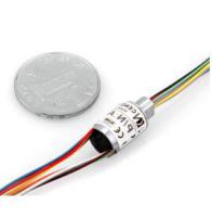 China Engineering Plastics Capsule Slip Ring OD 8.5mm 6 Circuits for Rotary Sensors for sale