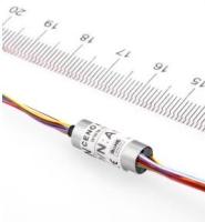 China IP54 Thumb Capsule Slip Ring 8 Circuits 10mm OD Low Torque Low Electrical Noise for sale