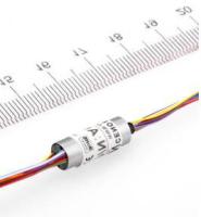 China IP54 Thumb Capsule Slip Ring 8 Circuits 10mm OD Low Torque Low Electrical Noise for sale