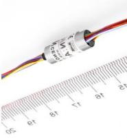 China IP54 Thumb Capsule Slip Ring 8 Circuits 10mm OD Low Torque Low Electrical Noise for sale