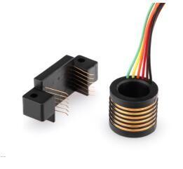 China SCN06A 6-Circuit Separate Slip Ring with Gold-Gold Contacts, 2A Current, 240VAC, UL Approved for sale