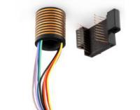 China CENO SCN12A 28AWG Two Half Style Slip Ring - 6 Circuits, 2A Current, 100 RPM Speed for sale
