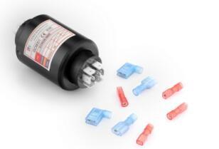 China 8 Pin High Current Slip Ring HCN08 45mm OD 300 RPM 380V for Packaging Robots for sale