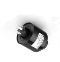 China High Current 32mm Slip Ring with 4 Flat Pins - 2x2A + 2x14A Rating for Industrial Applications for sale