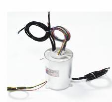 China Motor Encoder Slip Ring with Six-Core Shielded Wire Design, IP54 Protection, 0-300 RPM Speed for sale