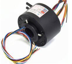 China High Reliability Through Hole Slip Ring with 25.4mm Inner Diameter and 0-300 RPM Speed for Signal Transmission for sale