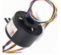 China High Reliability Through Hole Slip Ring with 25.4mm Inner Diameter and 0-300 RPM Speed for Signal Transmission for sale