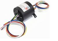 China 25.4mm Through Bore Slip Ring Precious Metal 15A 380VAC Low Friction Rotary Joint for sale