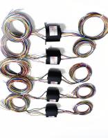 China Packaging Industry Electrical Swivel Connector Through Hole Size 38.1mm for sale