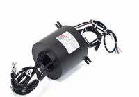 China 14 Channel Waterproof Slip Ring with FLRY-B Wire | 10A Current Rating | IP65 Protection | Ø50mm Bore Size for sale