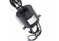 China 14 Channel Waterproof Slip Ring with FLRY-B Wire | 10A Current Rating | IP65 Protection | Ø50mm Bore Size for sale