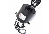 China 14 Channel Waterproof Slip Ring with FLRY-B Wire | 10A Current Rating | IP65 Protection | Ø50mm Bore Size for sale
