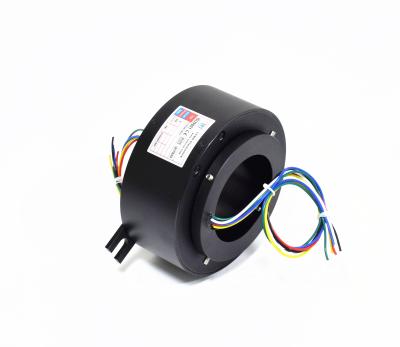 China Electric Through Hole Slip Ring 96mm Fit Industrial Motion Simulator for sale