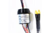China Mini Capsule Slip Ring AWG30# Lead Wire 18 Circuits 1A 240VAC for Automation Equipment for sale